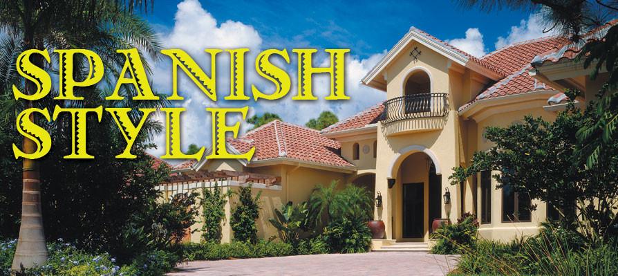 Spanish Style Home Plans | Sater Design Collection Home Plans