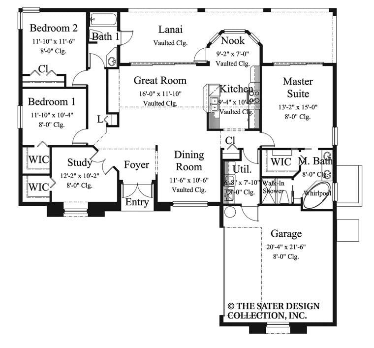House Plan Tamarron | Sater Design Collection