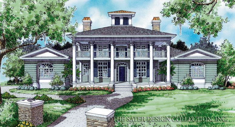 Colonial Mansion House Plans Classical Style House Plan 4 Beds 5