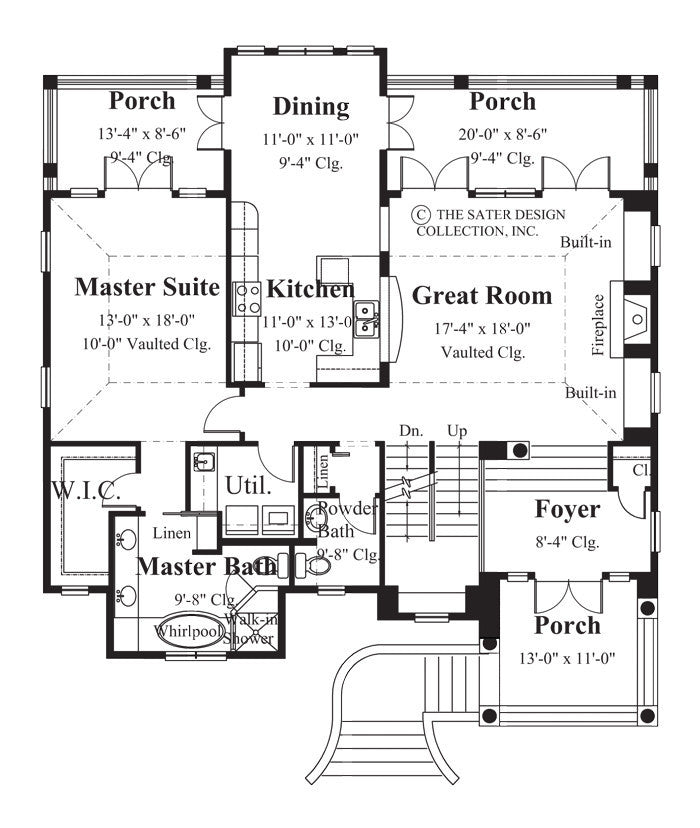 Home Plan Chelsea Passage | Sater Design Collection