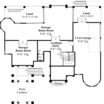 Home Plan Jupiter Bay | Sater Design Collection