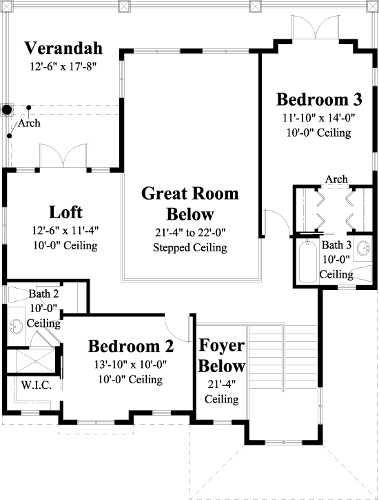 Home Plan Castaway Cove | Sater Design Collection