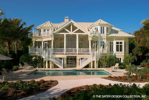 Palmiste Luxury Cottage Home Plan | Sater Design Collection