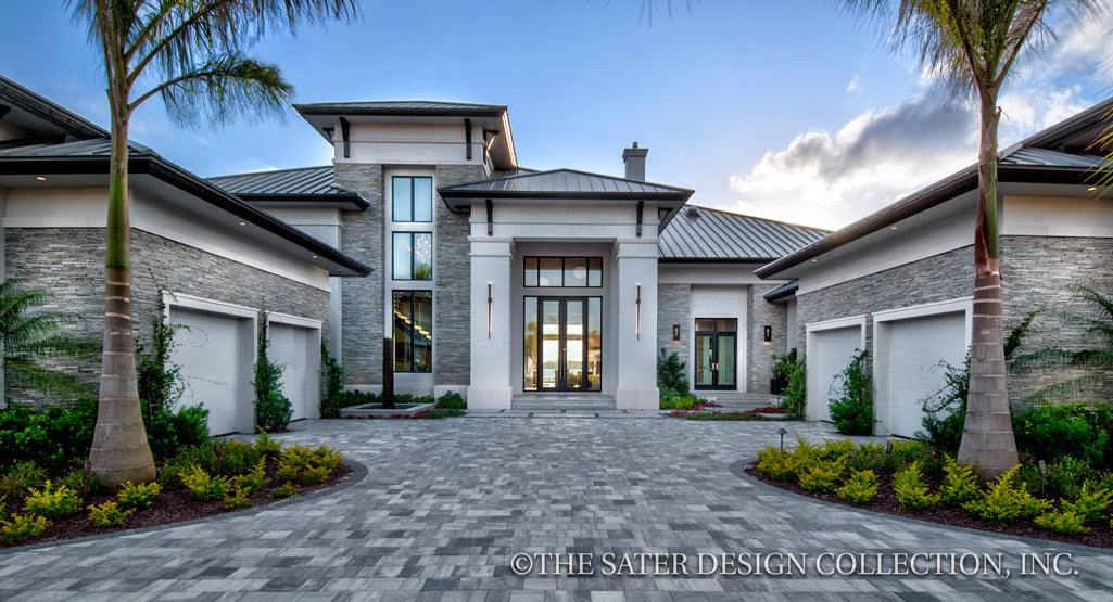 Florida Style Ranch Design Ranch House Plans | Sater Design Collection