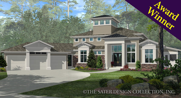 Golf/Water View Oriented House Plans | Sater Design Collection Page 2