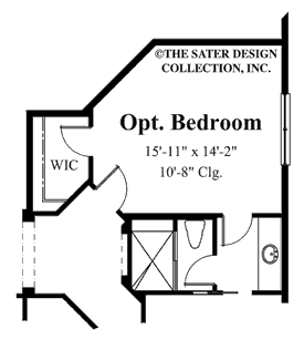 Home Plan Coach Hill | Sater Design Collection