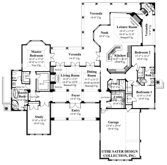 House Plan Wellington | Sater Design Collection