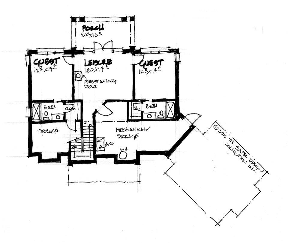 Tamarack House Plan | Custom Designed Home | Sater Design Collection