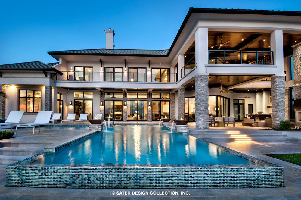 Waters Edge House Plan | Luxury House Plan | Sater Design Collection